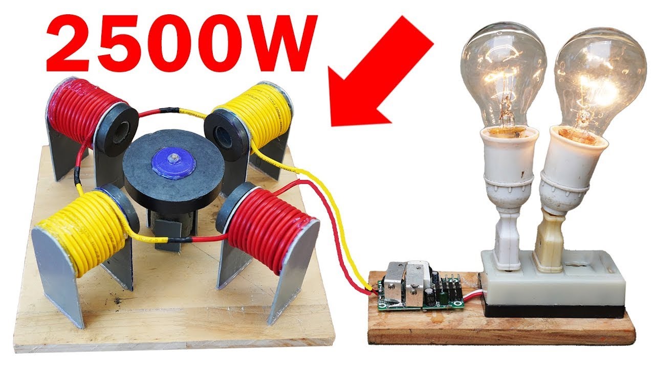 🔧 Make Your Own Super Powerful Almost Eternal Generator At Home ...