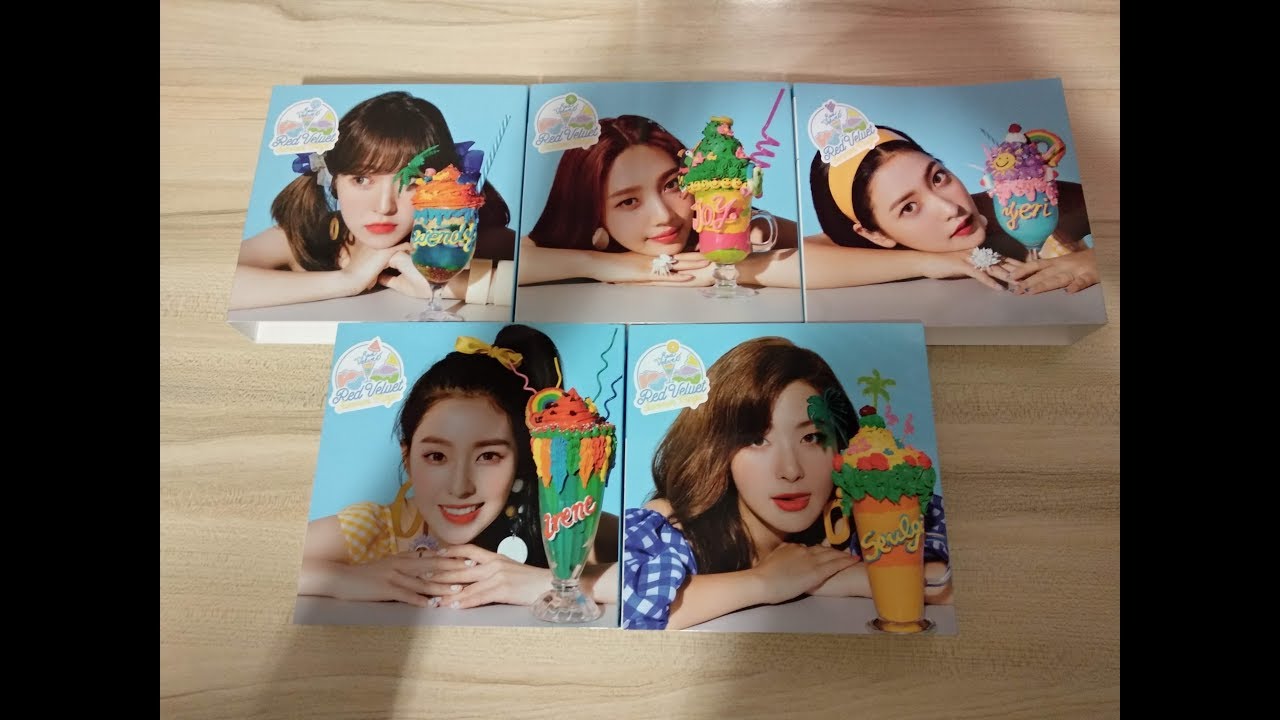UNBOXING / PHOTOCARD REVEAL | RED VELVET SUMMER MAGIC SUMMER MINI ALBUM ...