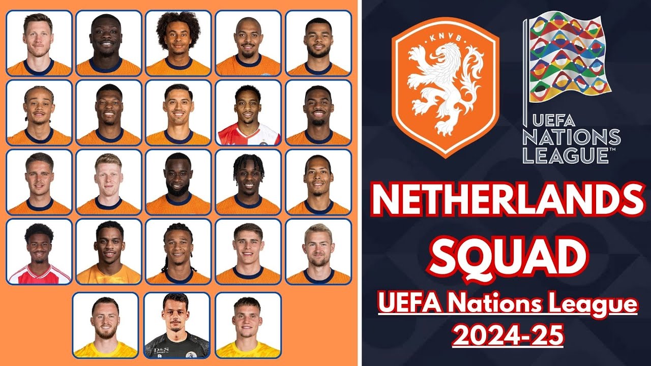 NETHERLANDS Squad For UEFA Nations League 24/25 | UEFA Nations League ...