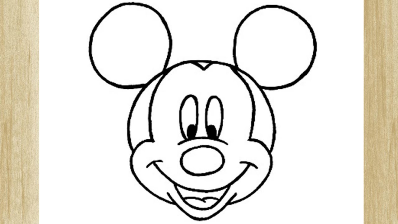 COMO DESENHAR O MICKEY MOUSE FACILMENTE - YouTube