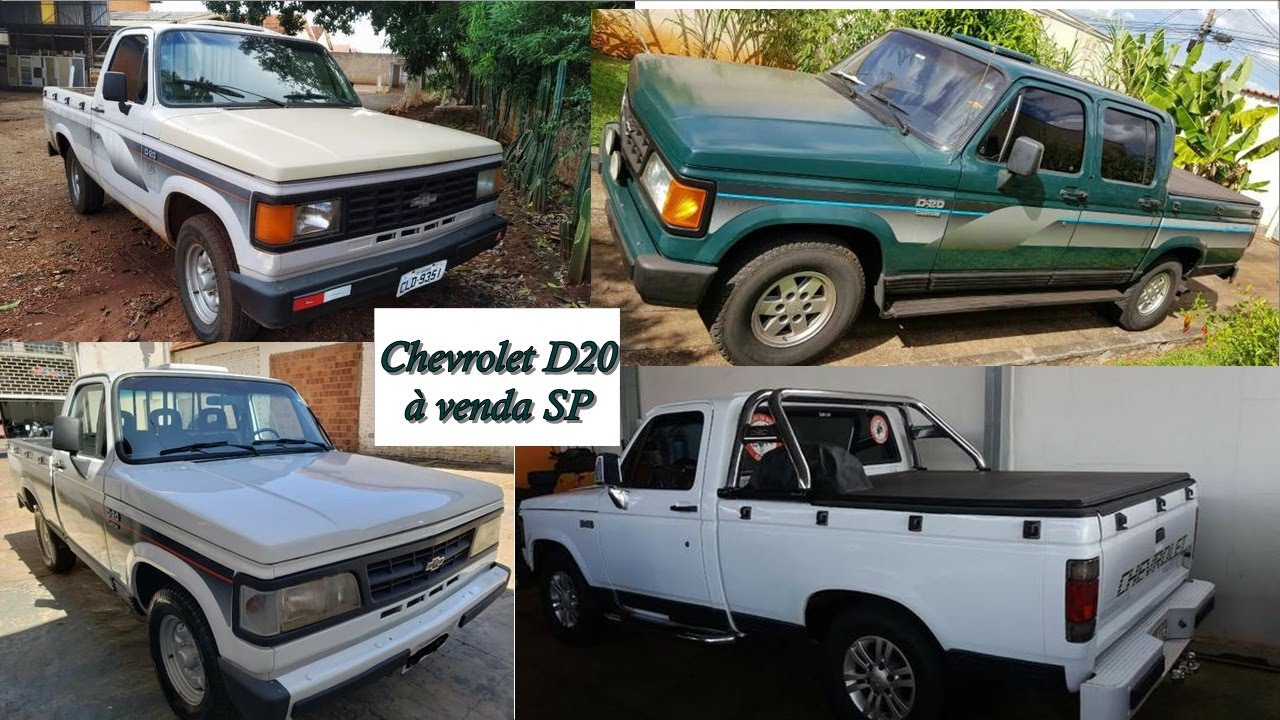 CHEVROLET D20 A VENDA NO ESTADO DE SÃO PAULO - D20 em SP - YouTube