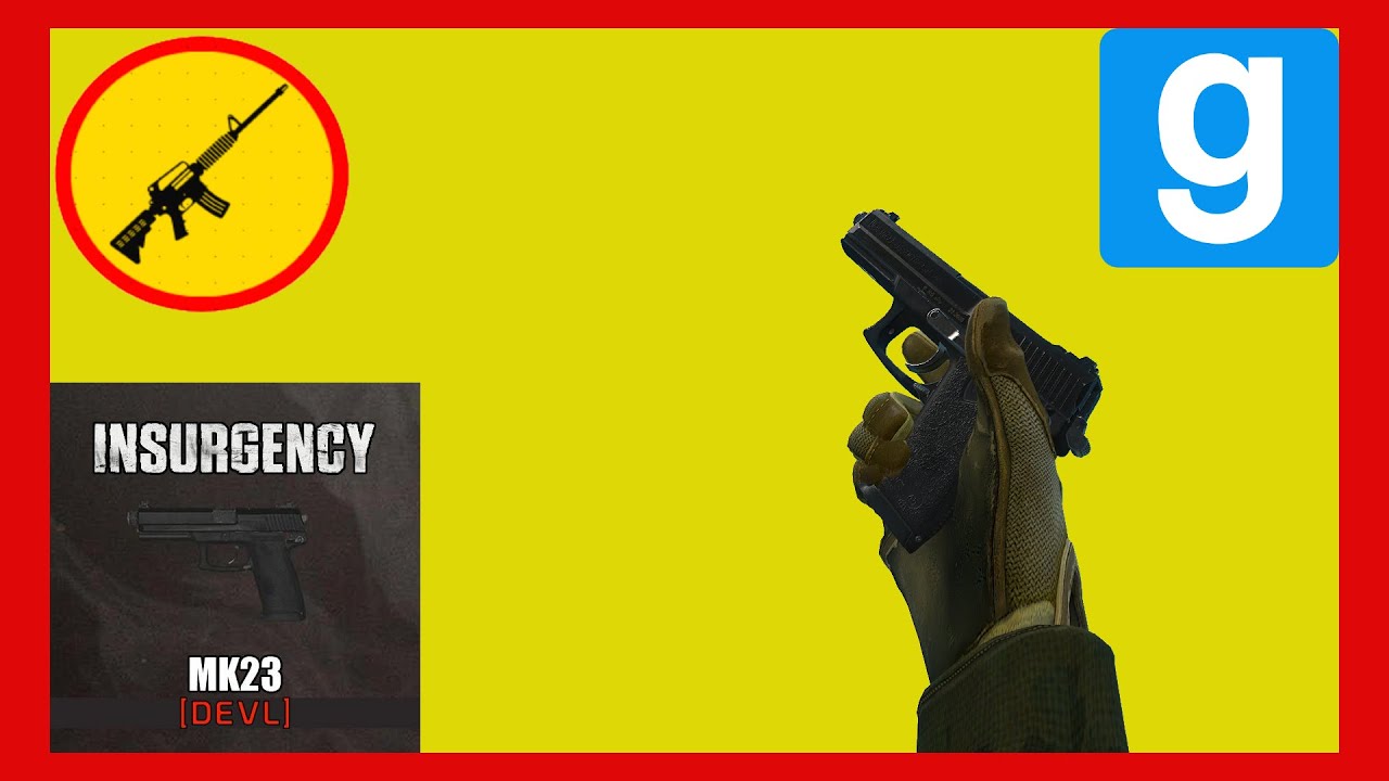 Garry's Mod: [TFA][DEVL] H&K MARK 23 showcase - YouTube
