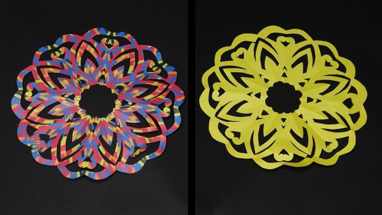 DIY | How to Make an Easy Paper Cutting Flower | Beautiful Papercraft ...