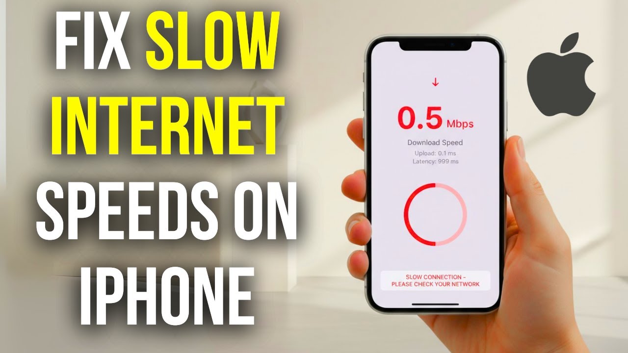 FIX Slow Internet Speeds on iPhone After iOS 26 Update - YouTube