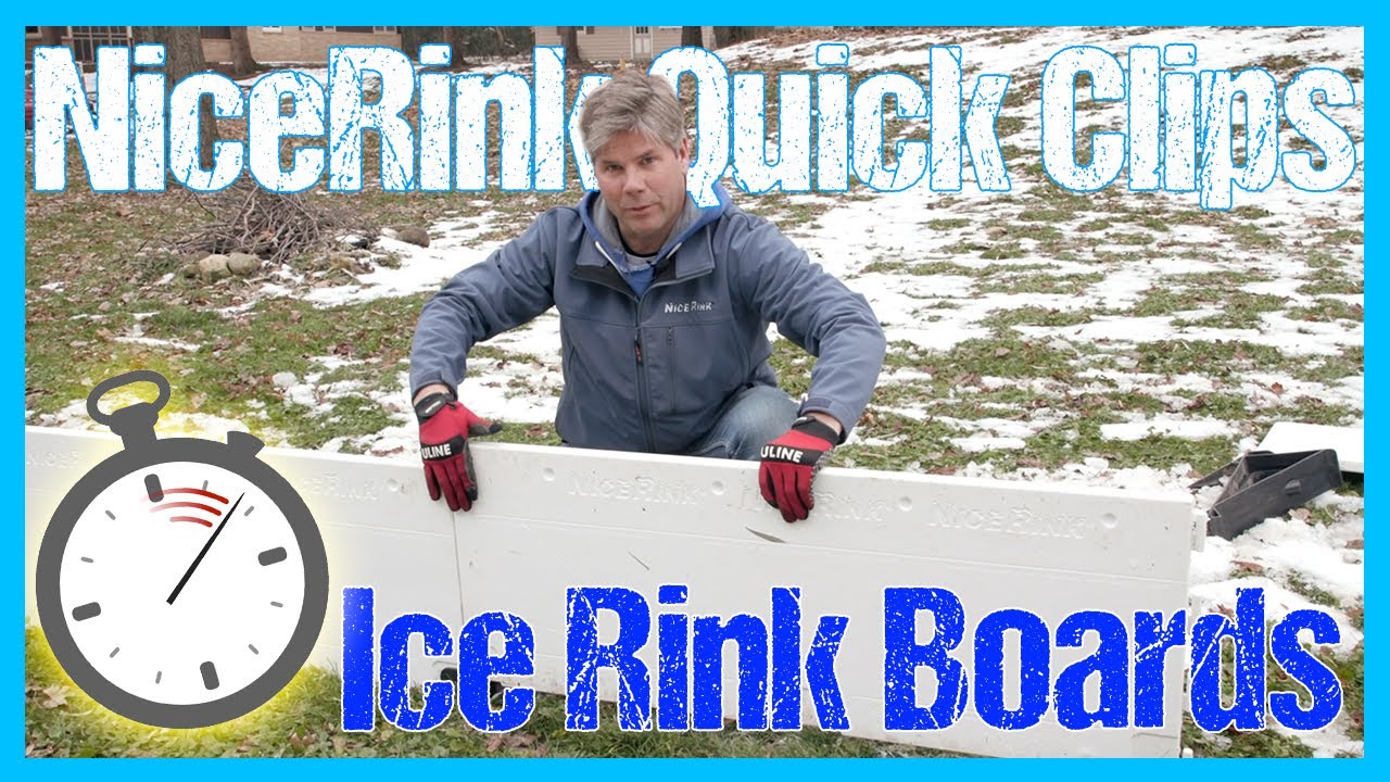 How to Install Ice Rink Boards // NiceRink Quick Clips - YouTube