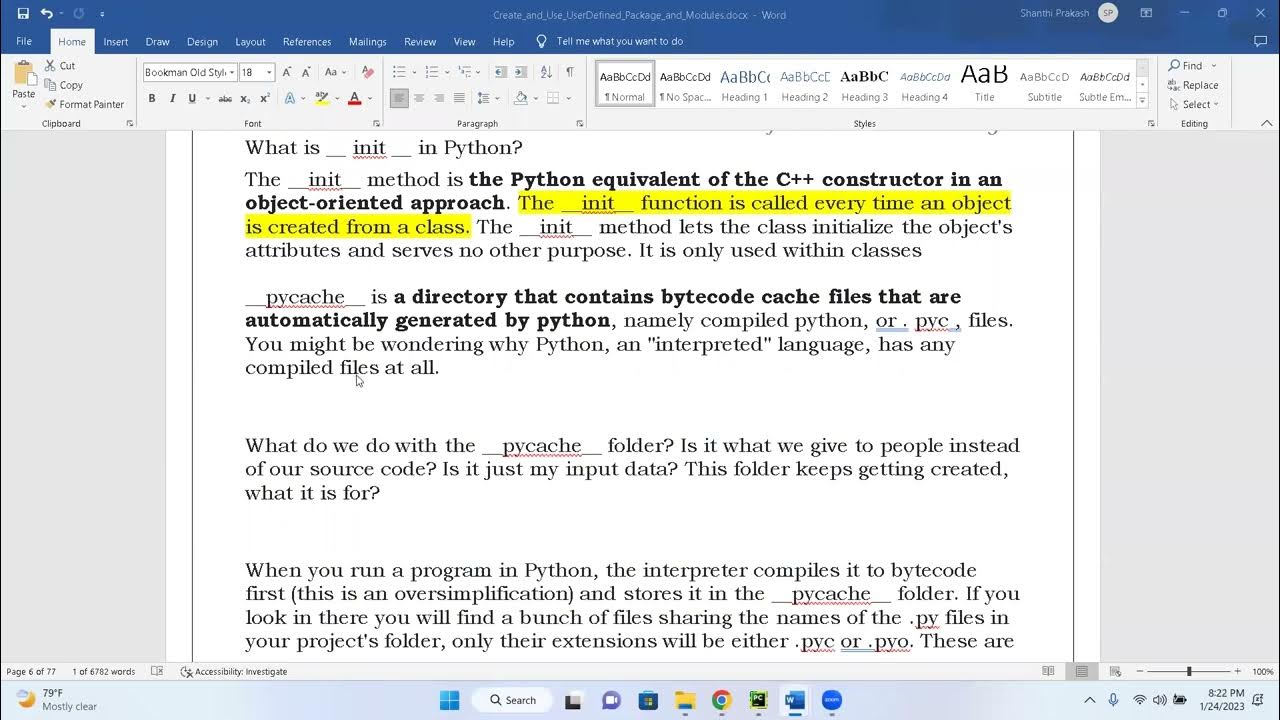Advanced Python - Level 1 - Day 016 - (Module, Package creation) - YouTube
