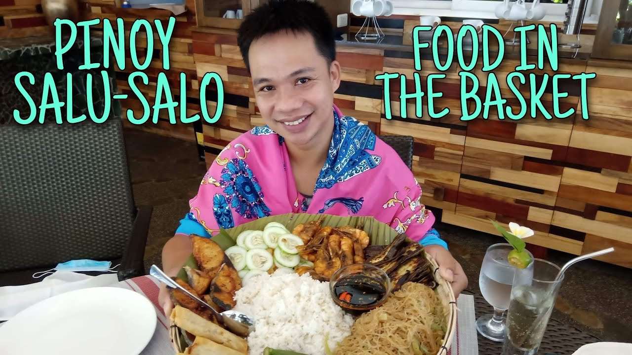 PINOY SALU-SALO FOOD IN THE BASKET - YouTube