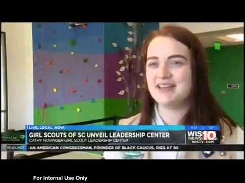 WIS Coverage of the Cathy Novinger Girl Scout Leadership Center Open ...