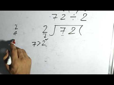 72 DIVIDED BY 2 | Divide करना सीखे हिंदी में | Basic Math By Surendra Khilery