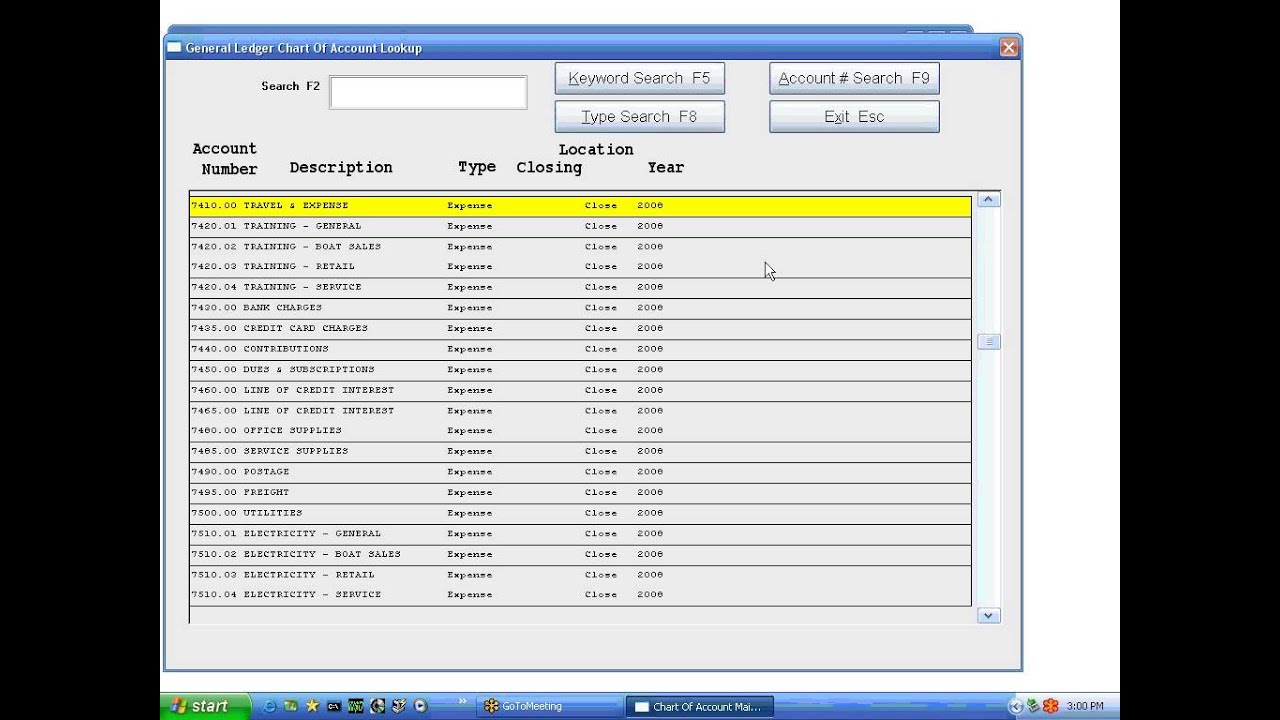 1.1 - Chart of Accounts Maintenance - YouTube