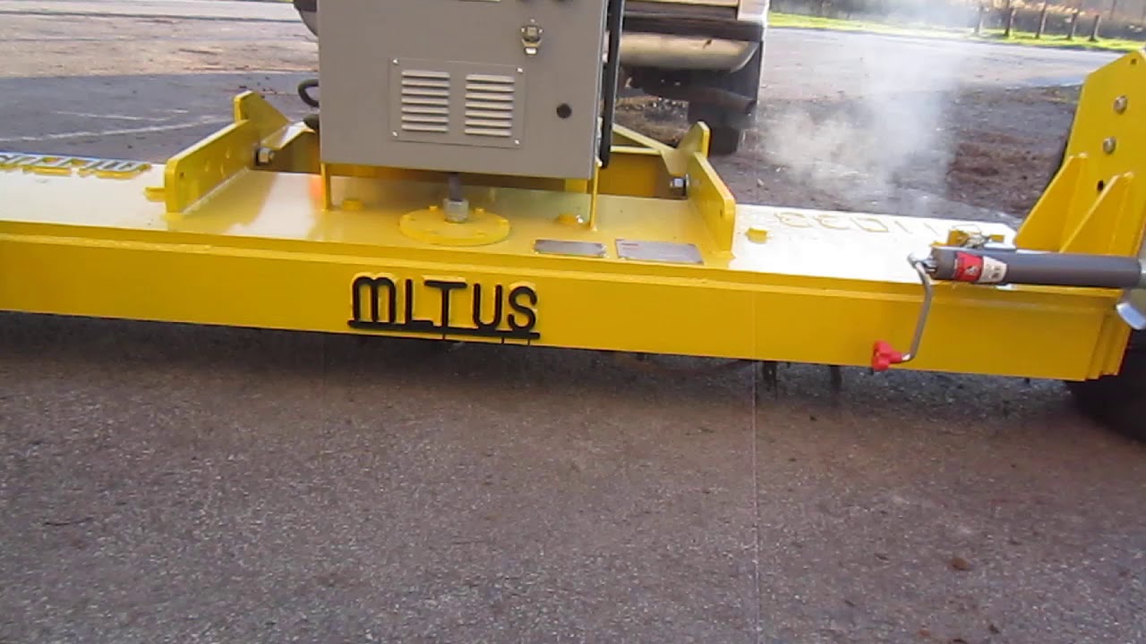 MLTUS Pull-Behind Magnet Sweeper Demo - YouTube