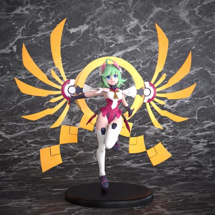 Lola / RoRo 3D Figure (Gunvolt Chronicles: Luminous Avenger iX) #1 ...