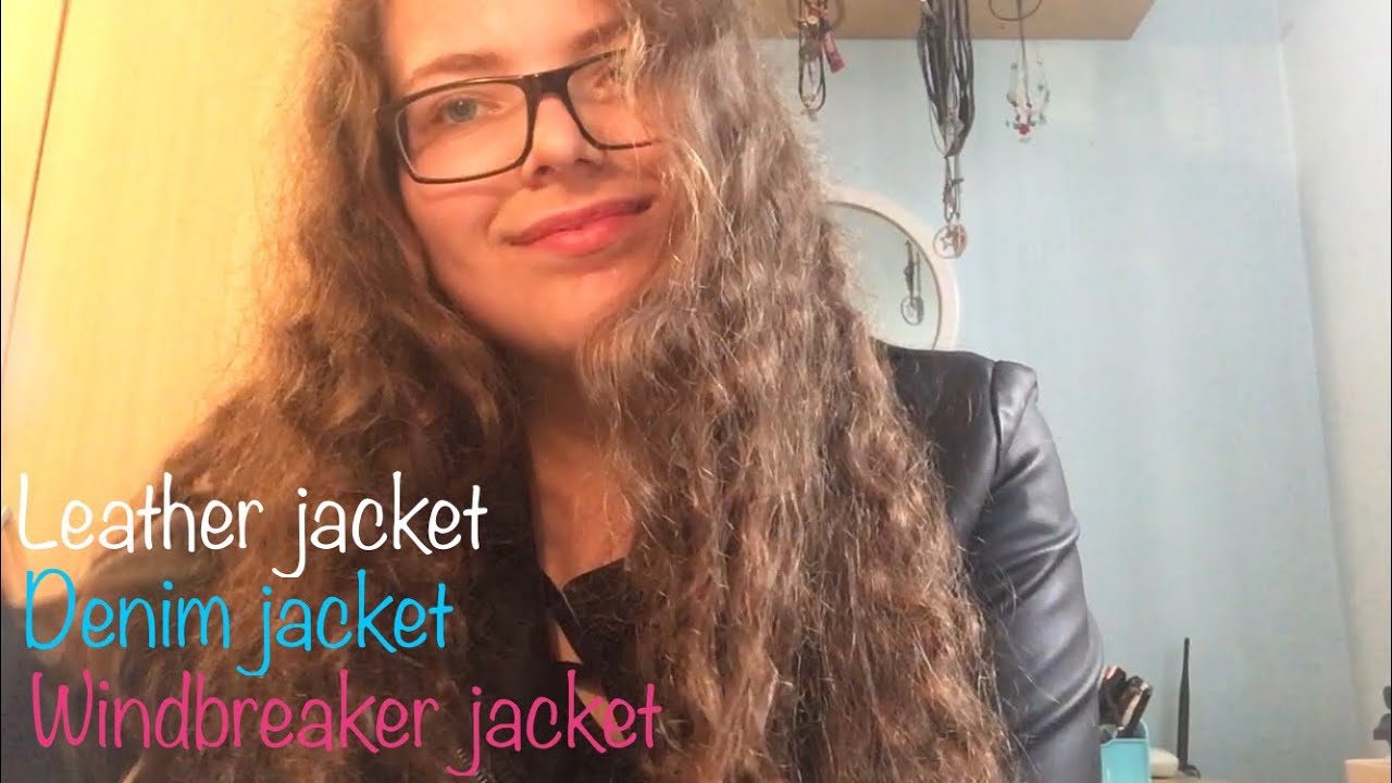 ASMR - 3 Different Jackets | Scratching & Zipping sounds - YouTube