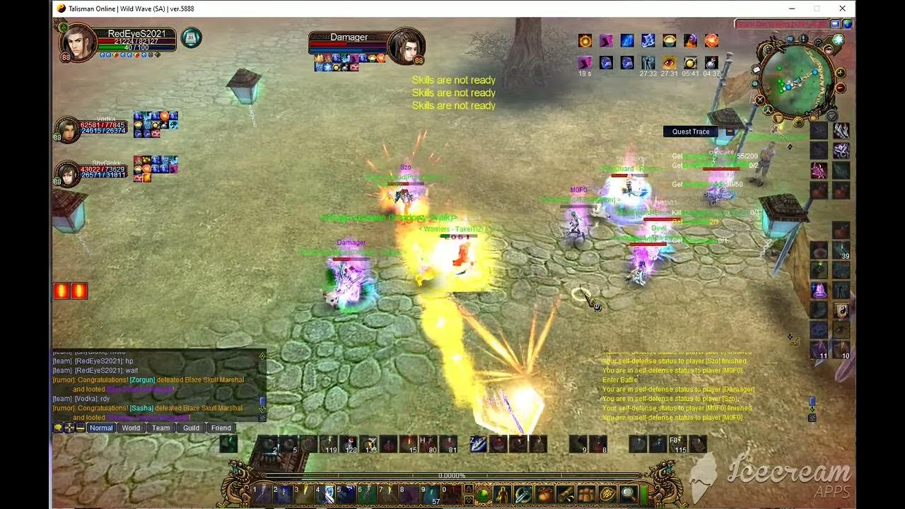 Talisman Online | Quick PK 3v3 - YouTube