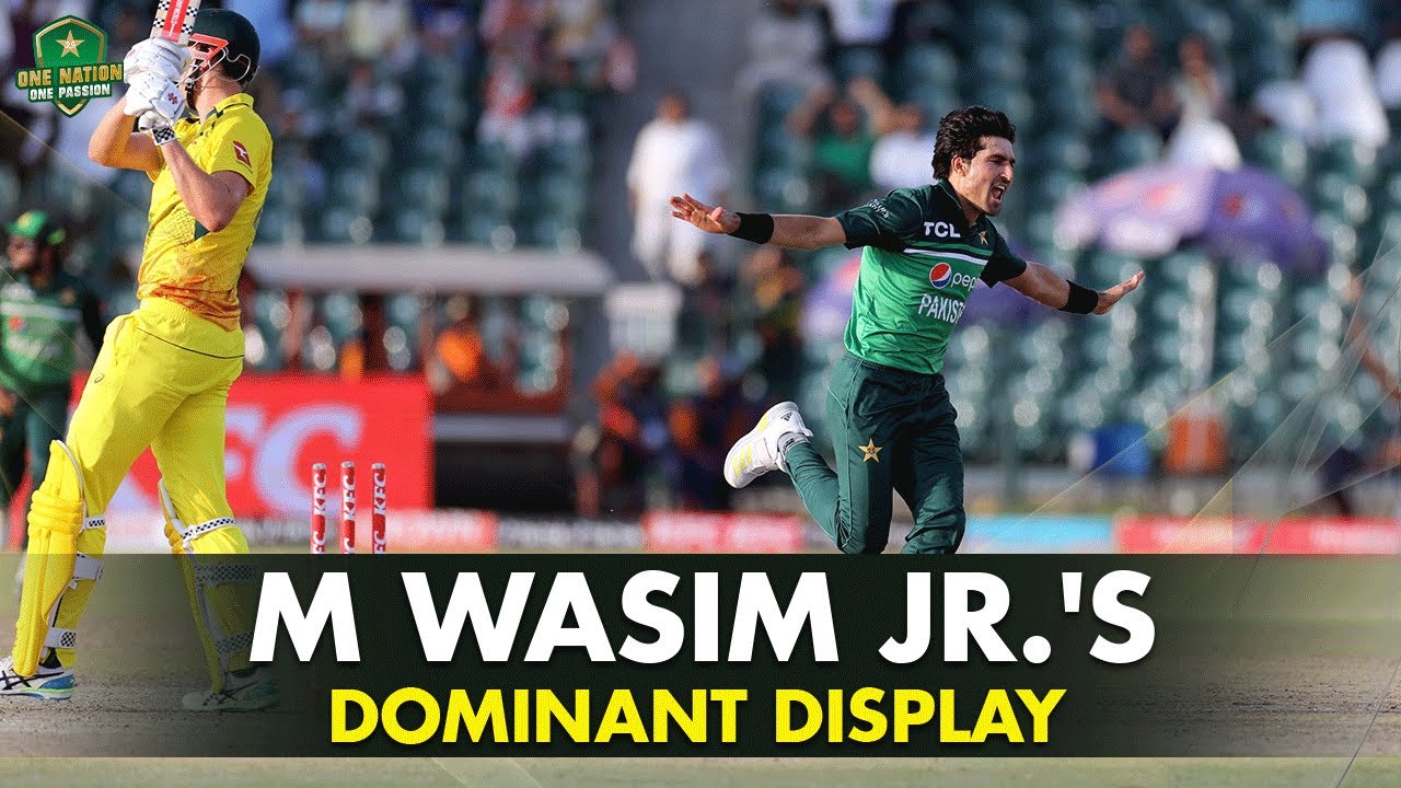 Mohammad Wasim Jr. Unleashes His Magic vs Australia | PCB - YouTube