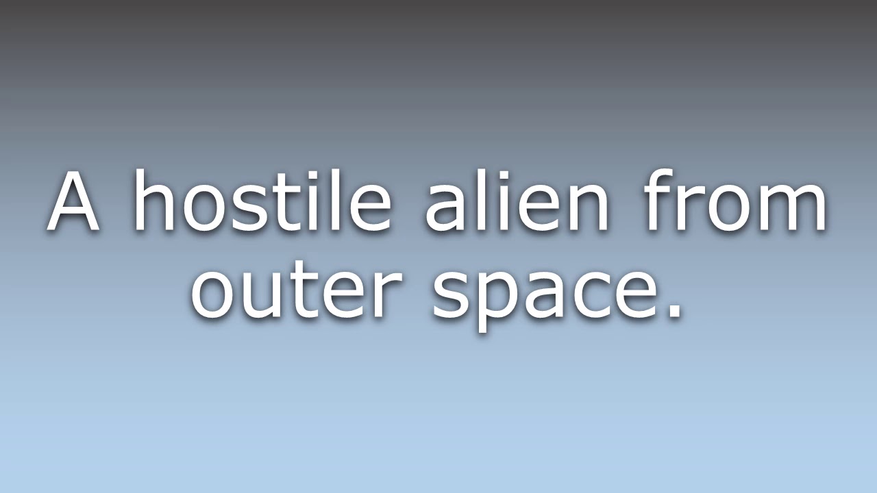 What does Space invader mean? - YouTube