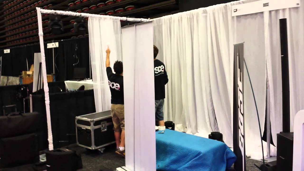 Exhibit hall getting set up at Dj Expo 2014 - YouTube