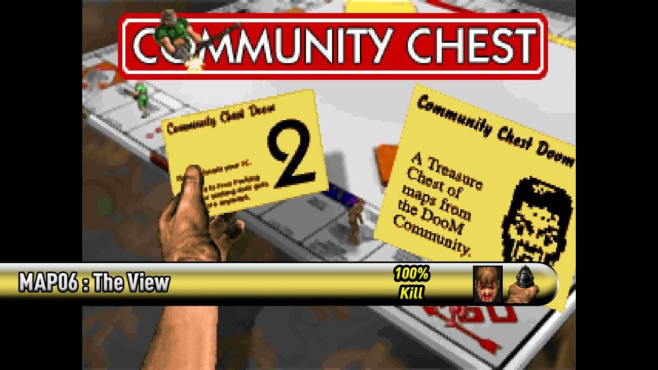 Doom II : Community Chest 2 - MAP06 : The View - YouTube