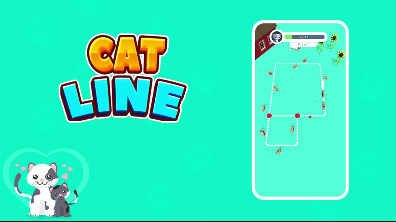 Cat Line - Game For Cat Lovers! - YouTube