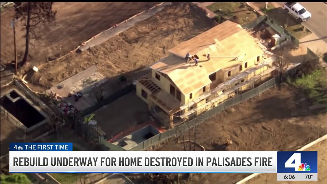 One of the first homes to rebuild post Palisades Fire sees major ...