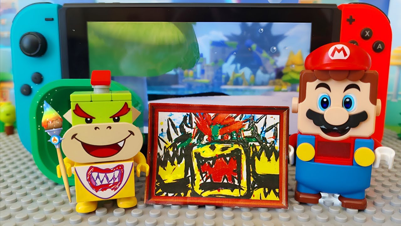 Bowser Jr.’s Drawing Made His Dad Angry! 😡🖌️ Lego Mario Is Entering ...