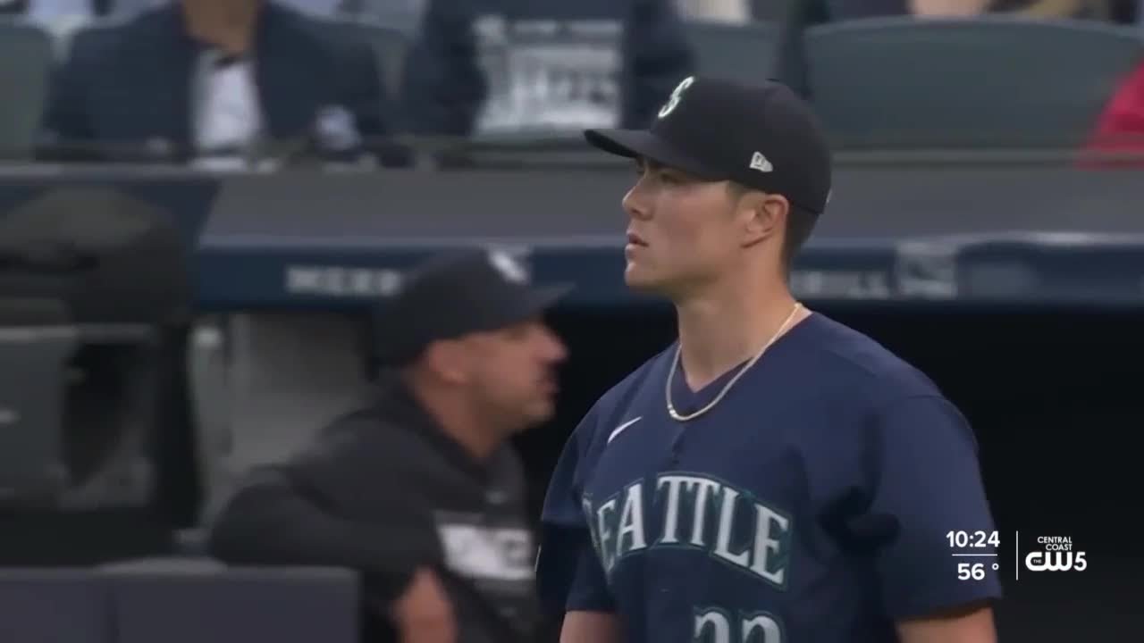 Former Cal Poly pitcher Bryan Woo picks up first MLB win with the ...