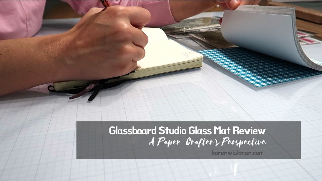 Glassboard Studio Glass Craft Mat Review Video - YouTube