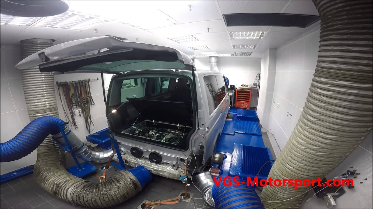 VW T5 with Porsche 997 Turbo Engine (585 PS / HP) - YouTube
