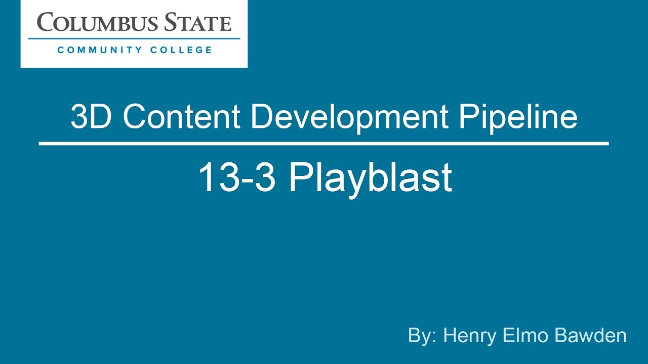 13-3 Playblast - YouTube