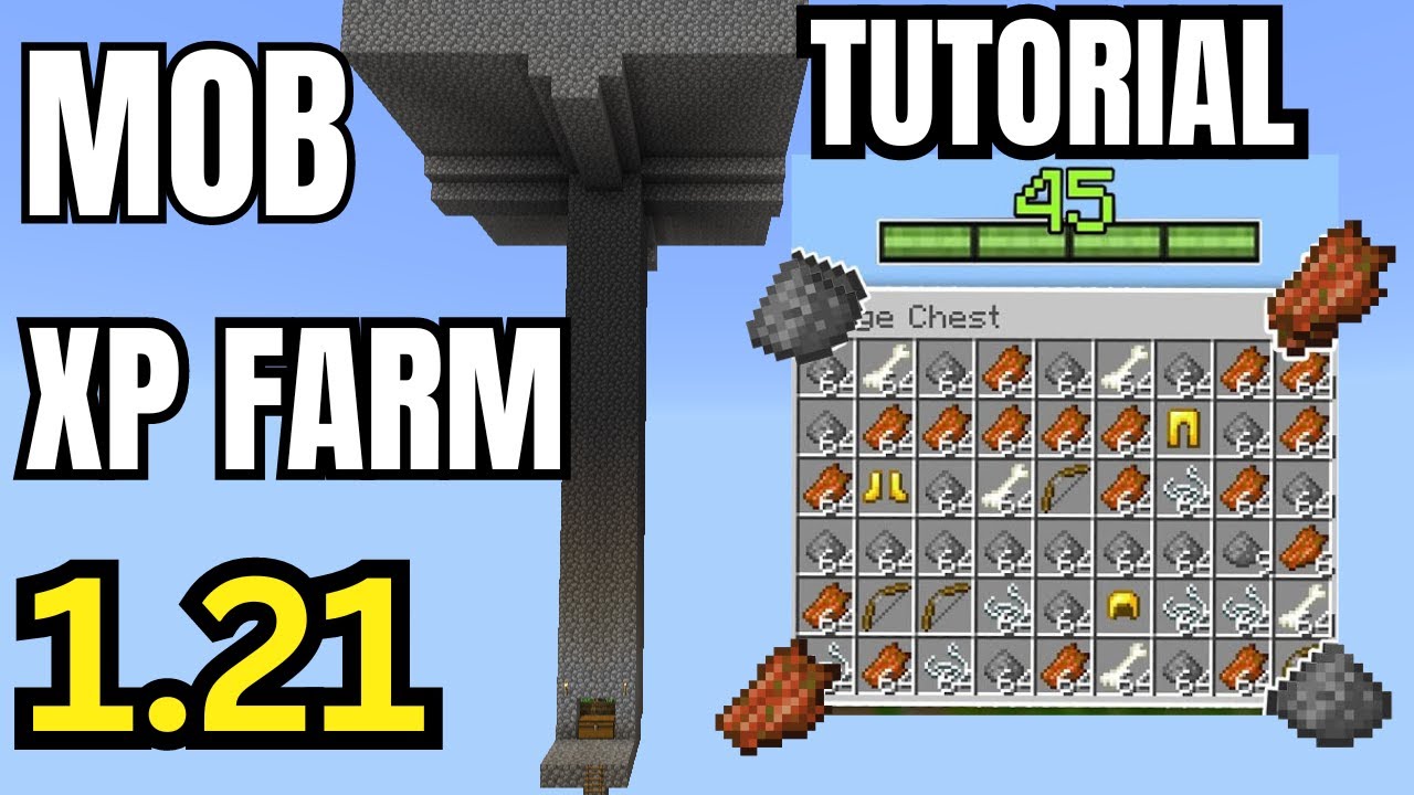 EASY XP FARM in MINECRAFT! No Mob Spawner Needed! (2024) - Fastest ...