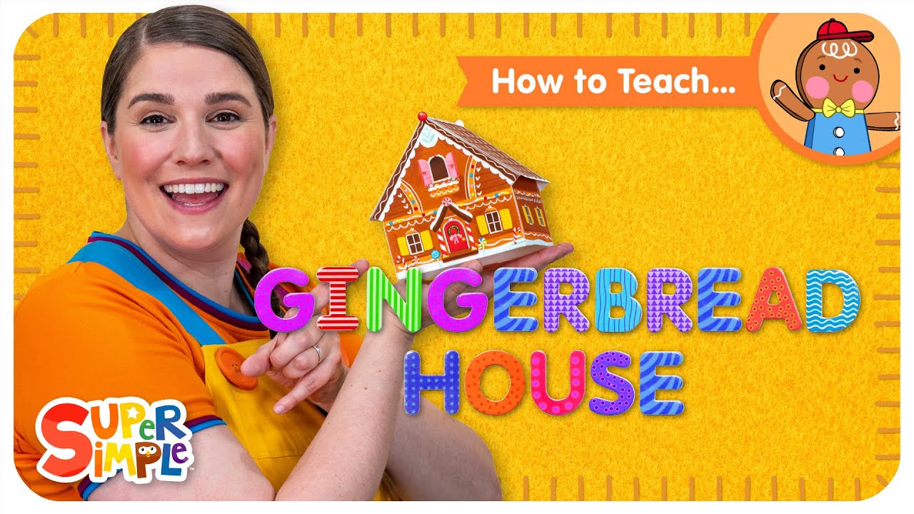 How To Teach Gingerbread House | Pretend Play for Kids! - YouTube