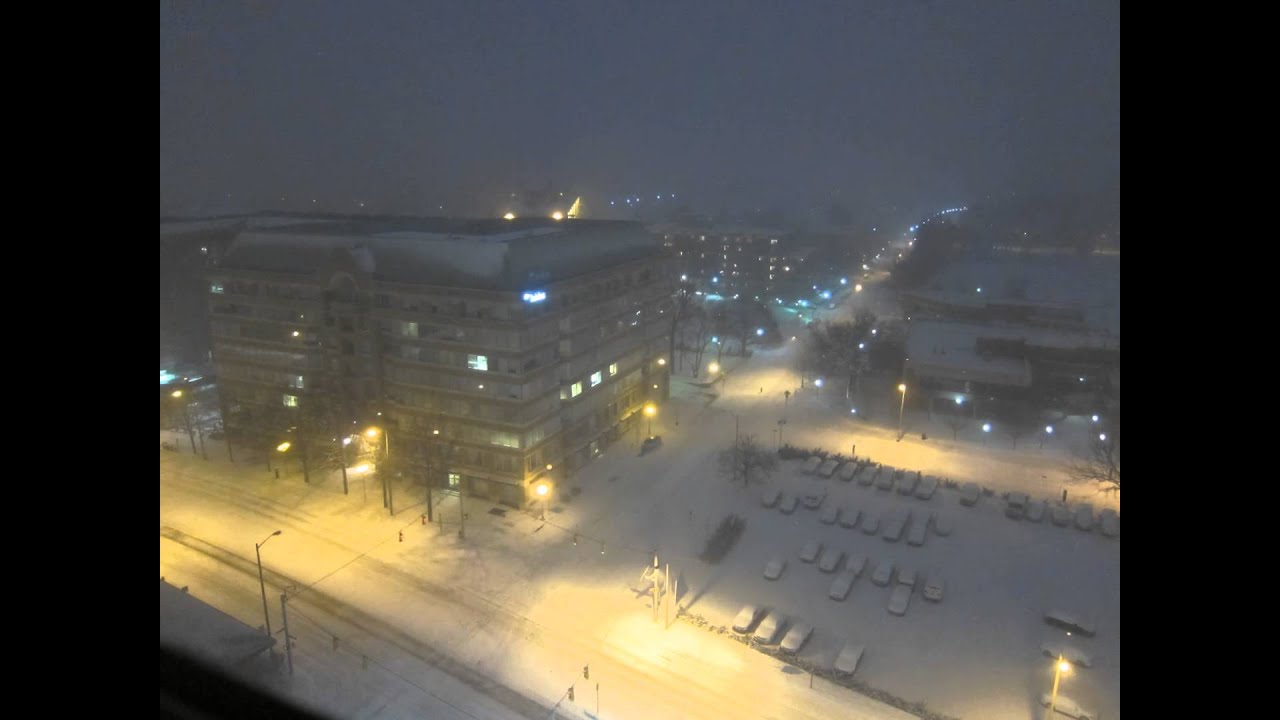 Part 1 of Blizzard Hitting Washington, DC in Jan 2016 - YouTube