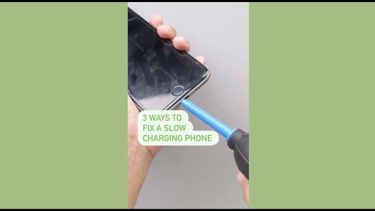 How to Fix a Slow Charging Phone - YouTube