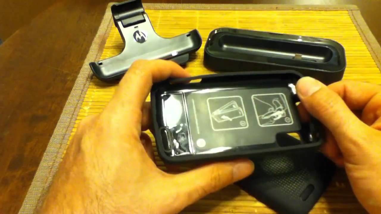 Motorola Atrix Official Ruggedized Case Review - YouTube