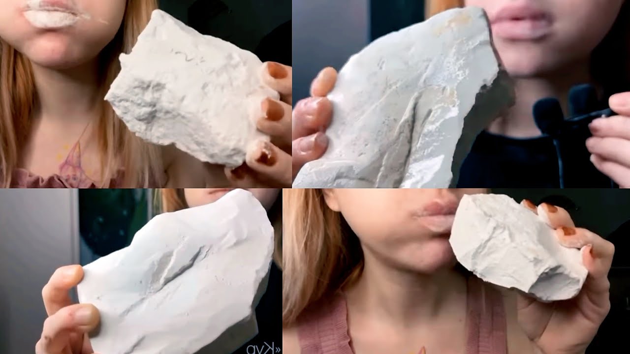 White☁Crunchy☁big☁bites☁chalk☁asmr by @Sweetchalk - YouTube