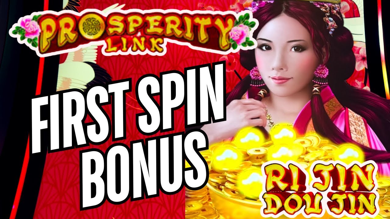 PROSPERITY LINK SLOT MACHINE FIRST SPIN FOR THE WIN - YouTube
