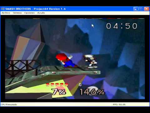 super smash bros 64 mario vs metal mario very high mode - YouTube