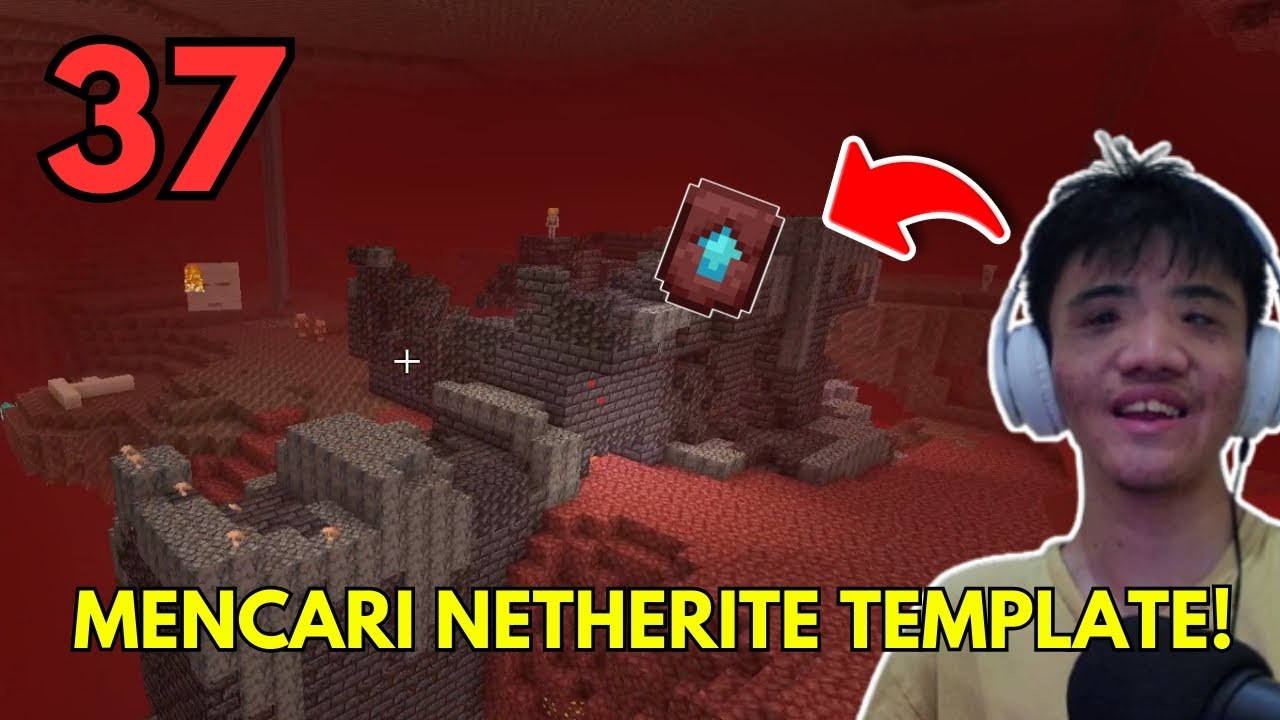 Menjelajahi Nether Untuk Netherite Template! - Minecraft Survival - YouTube