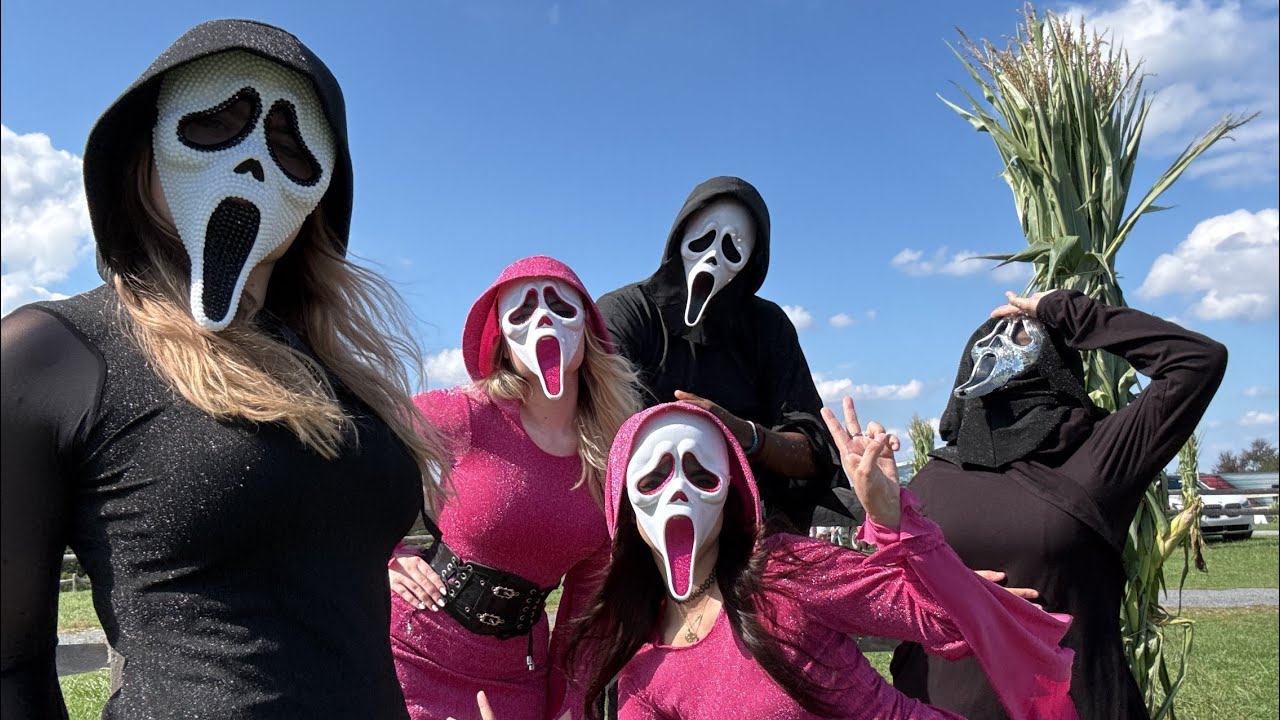 Ghost Face Group Cosplay ☺️ - YouTube