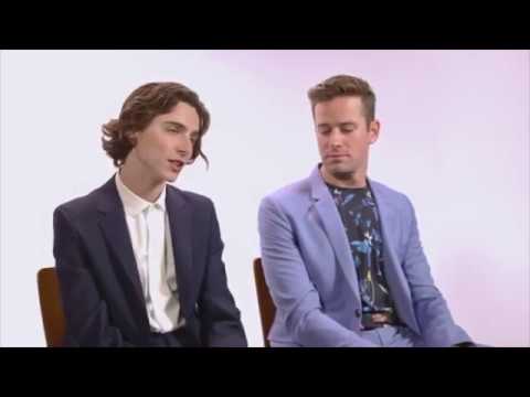 Timothée Chalamet talking about the peach scene for 7 minutes! - YouTube