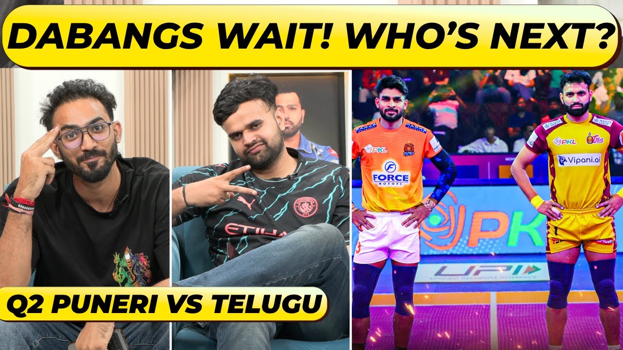🔴PKL PLAYOFFS: TELUGU TITANS IN QUALIFIER 2, BHARAT HOODA THE HERO ...