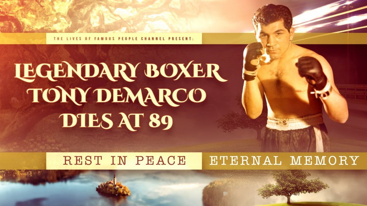 Legendary Boxer Tony DeMarco Dies At 89 - YouTube