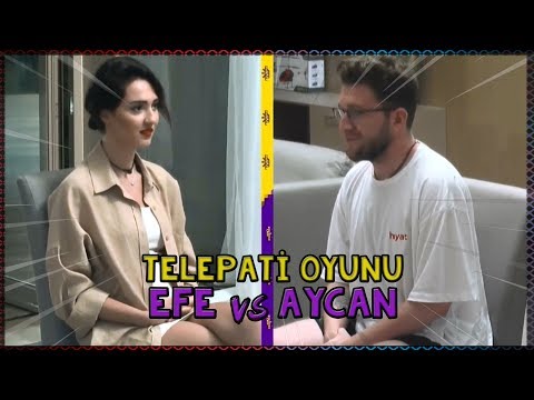 Efe Uygaç vs Aycan Demirci Telepati Oyunu | BigBossLayf