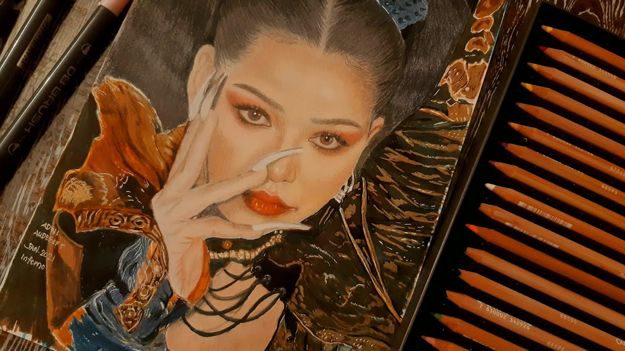 BELLA POARCH ARTWORK BY ADNI #bellapoarch #drawing #artchallenge - YouTube