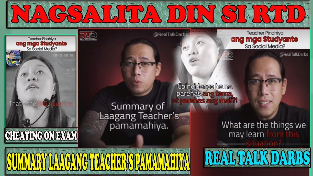 REAL TALK DARBS | NAGSALITA DIN ABOUT VIRAL TEACHER ON TIKTOK | JOHN ...