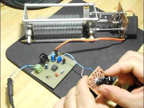 Move variable capacitor using potentiometer by SV1HAG - YouTube