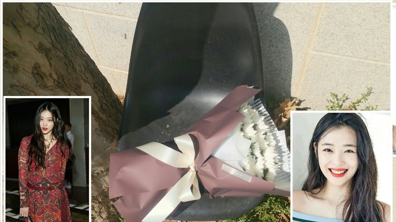 Flowers for Sulli 설리 Memorial 10-16-2019 - YouTube