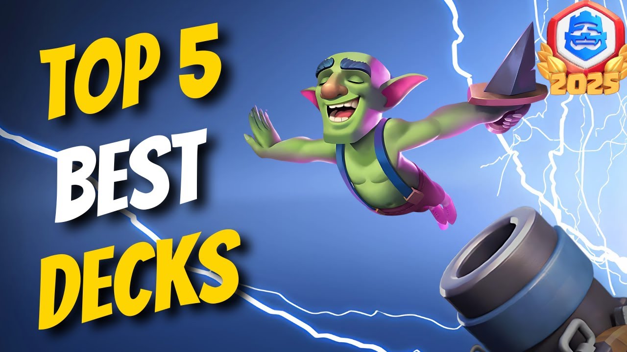 THE *TOP 5* 🏆 BEST 20 WIN CHALLENGE DECKS IN CLASH ROYALE - YouTube