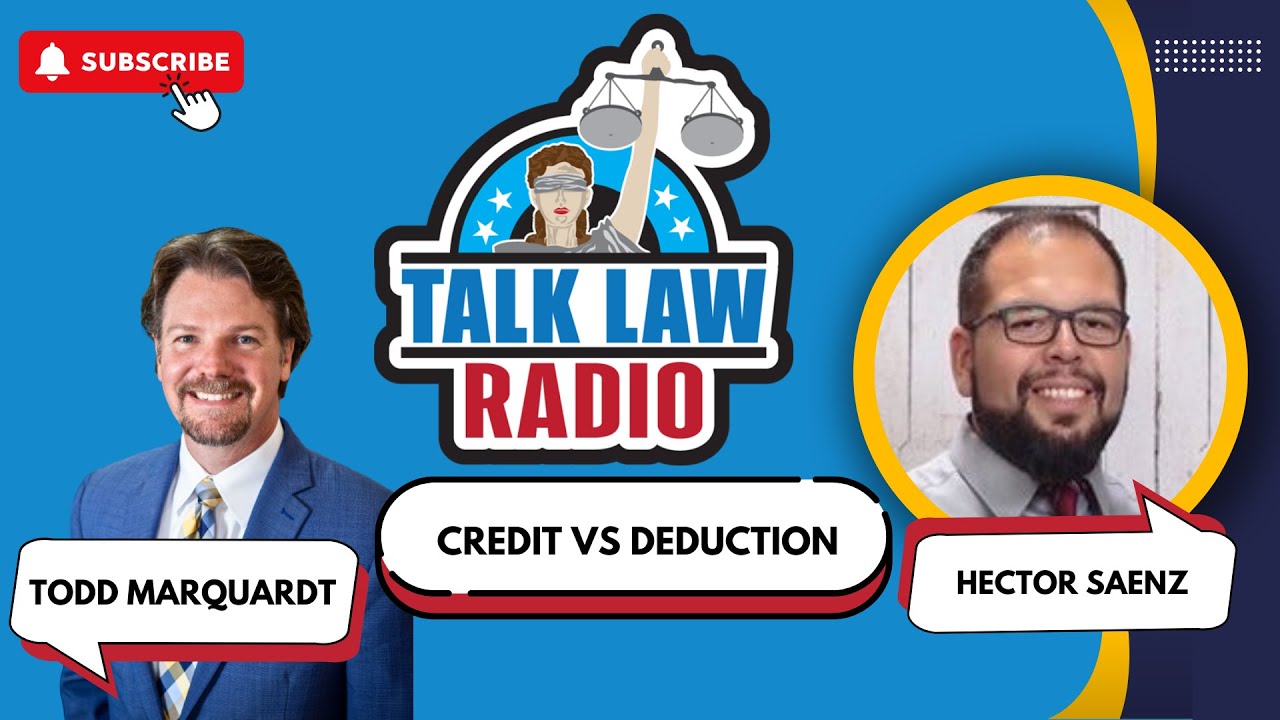 The Difference Between a Credit & a Deduction with Hector Saenz - YouTube