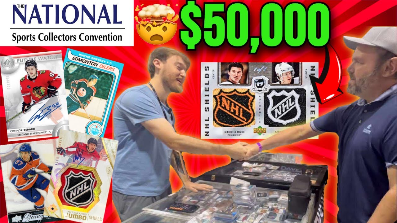 $100,000+ IN DEALS !! Buying a GRAIL Sports Card at The National Card ...